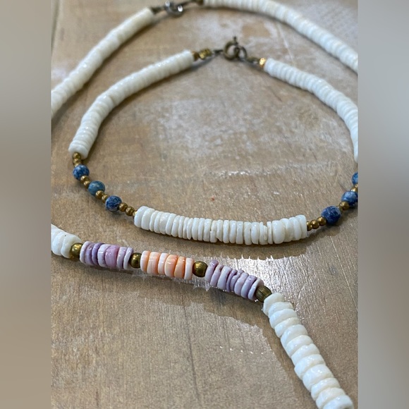 Jewelry | Sea Shell Birds Mother Of Pearl Bracelet Necklace | Poshmark